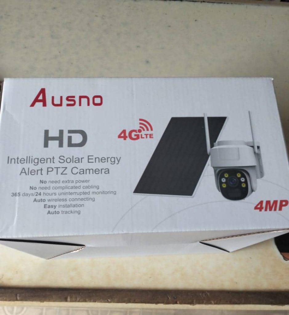 Solar-Powered Outdoor Security Camera with Night Vision – Nomic Electricals